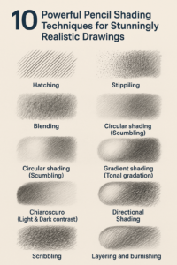10 Powerful Pencil Shading Techniques for Realistic Drawings
